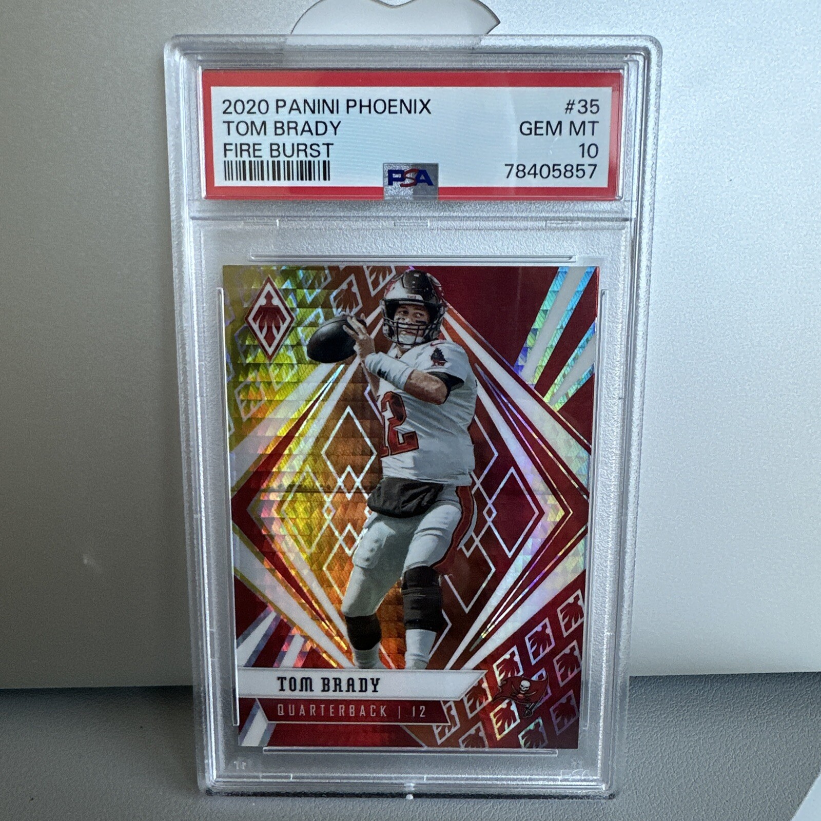 Tom Brady 2020 Phoenix #35 Fire Burst Price Guide - Sports Card Investor