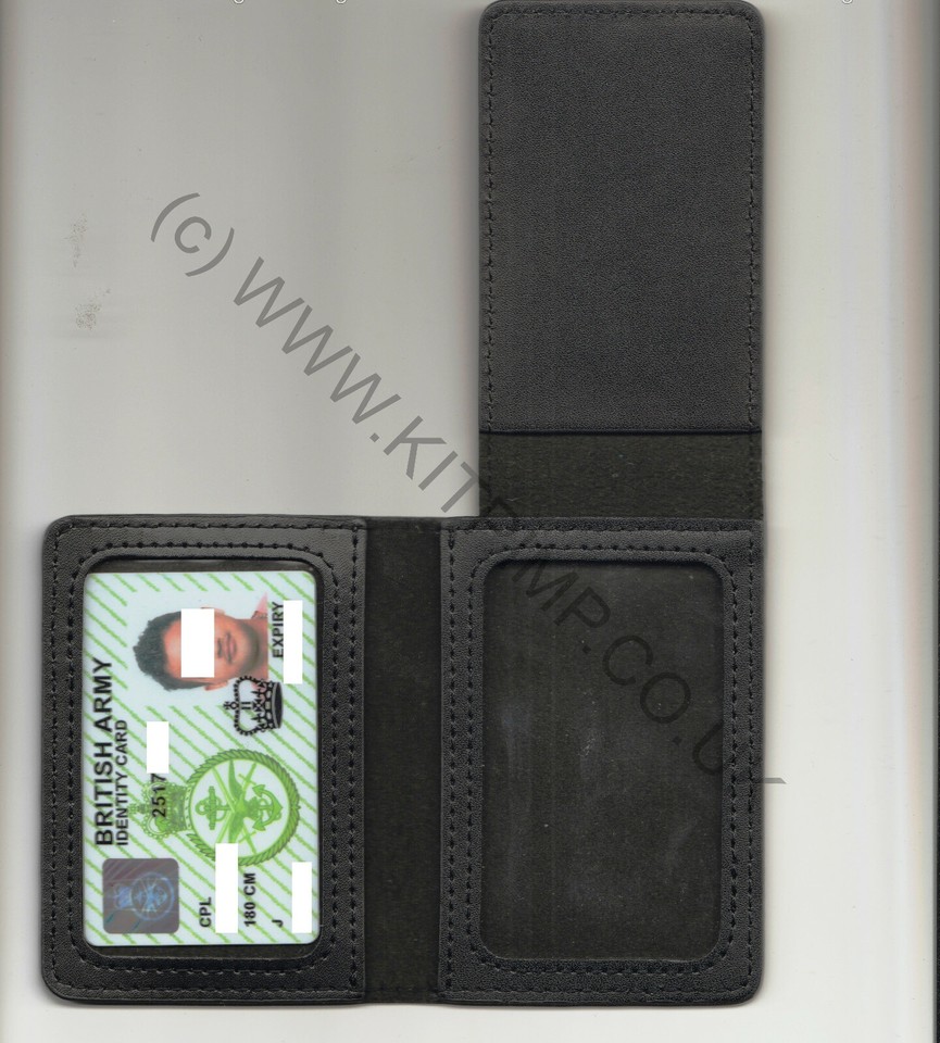 British Army MOD90 ID Identity Card Leather Wallet Holder Military UK ...