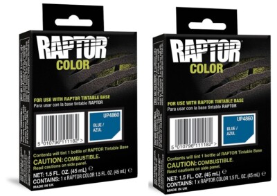 U-Pol Raptor Color Tint Pouches - Blue (2 Pack) | eBay