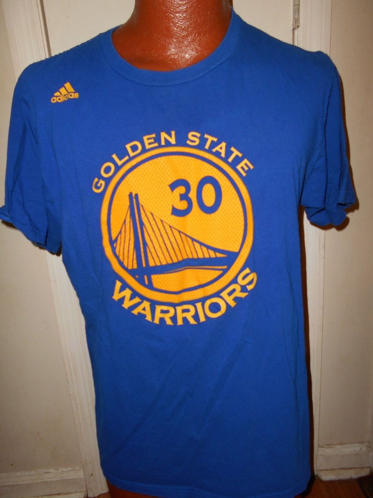 NBA Golden State Warriors Steph Curry 30 Men's Large … - Gem