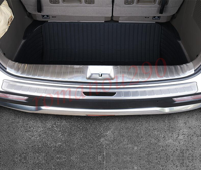 For Kia Carnival 2022-23 Steel Silver Rear Trunk Protector Cover Sill ...