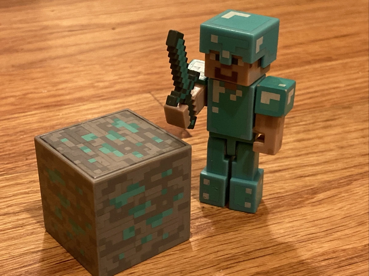 Minecraft Steve Diamond Armor Toy