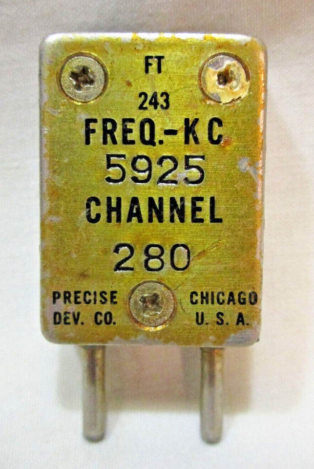 WWII & '50's Military Radio Crystals, Type FT243 or CR-6/U, Channels ...