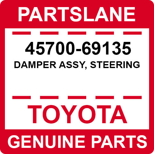 45700-69135 Toyota Damper ASSY Steering 4570069135 Genuine OEM Part for ...