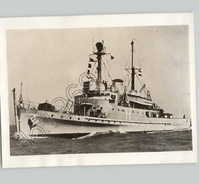 DUTCH Mine Layer Vessel TRAGIC EXPLOSION The Netherlands 1945 Press ...