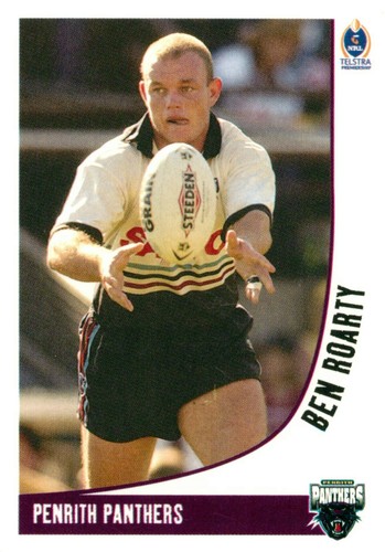 2003 PENRITH PANTHERS NRL Premiers Card BEN ROARTY Daily Telegraph ...
