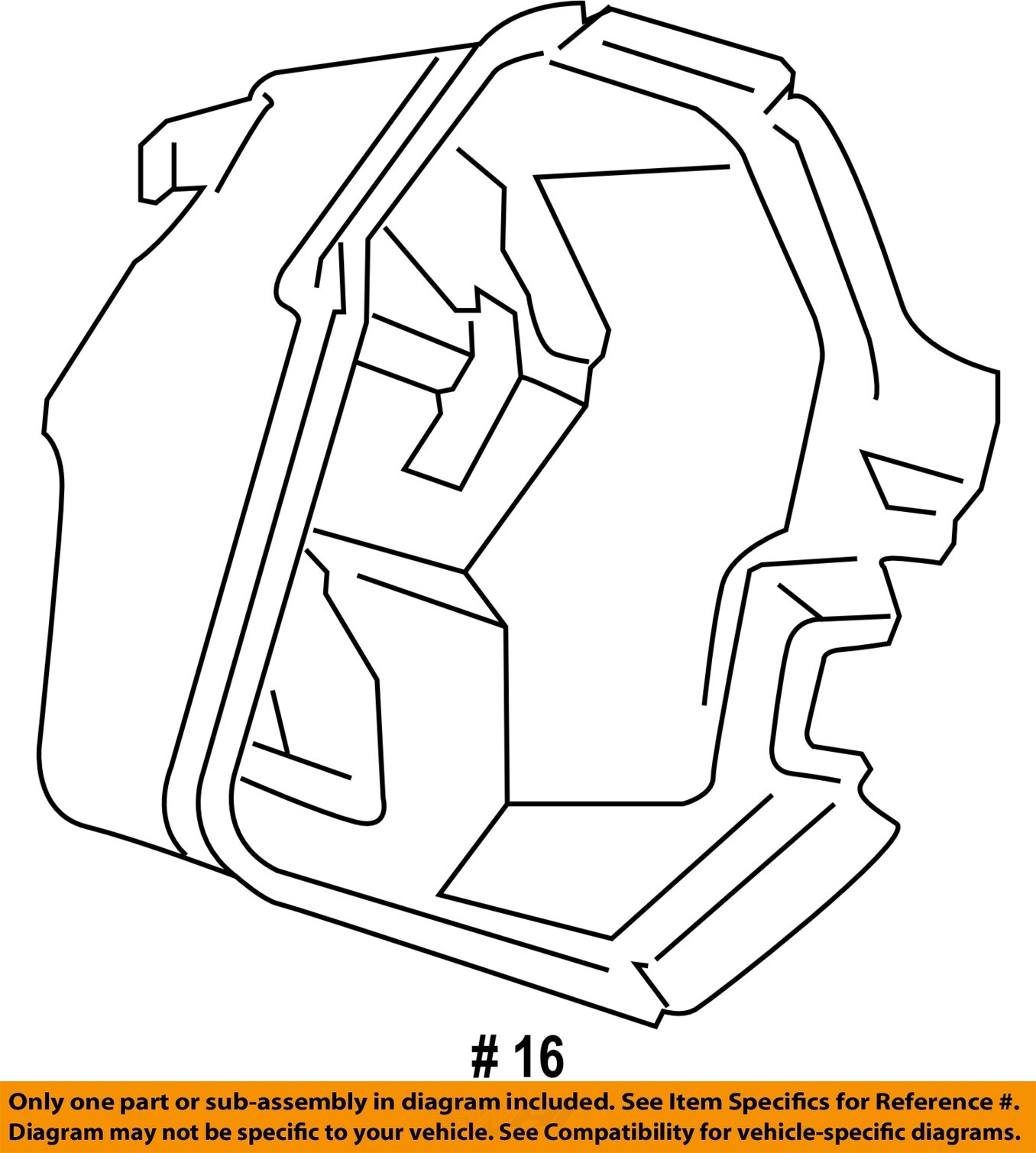 GM OEM 19-23 Sierra 1500 Frame Frame Components-Access Cover 23390825 ...