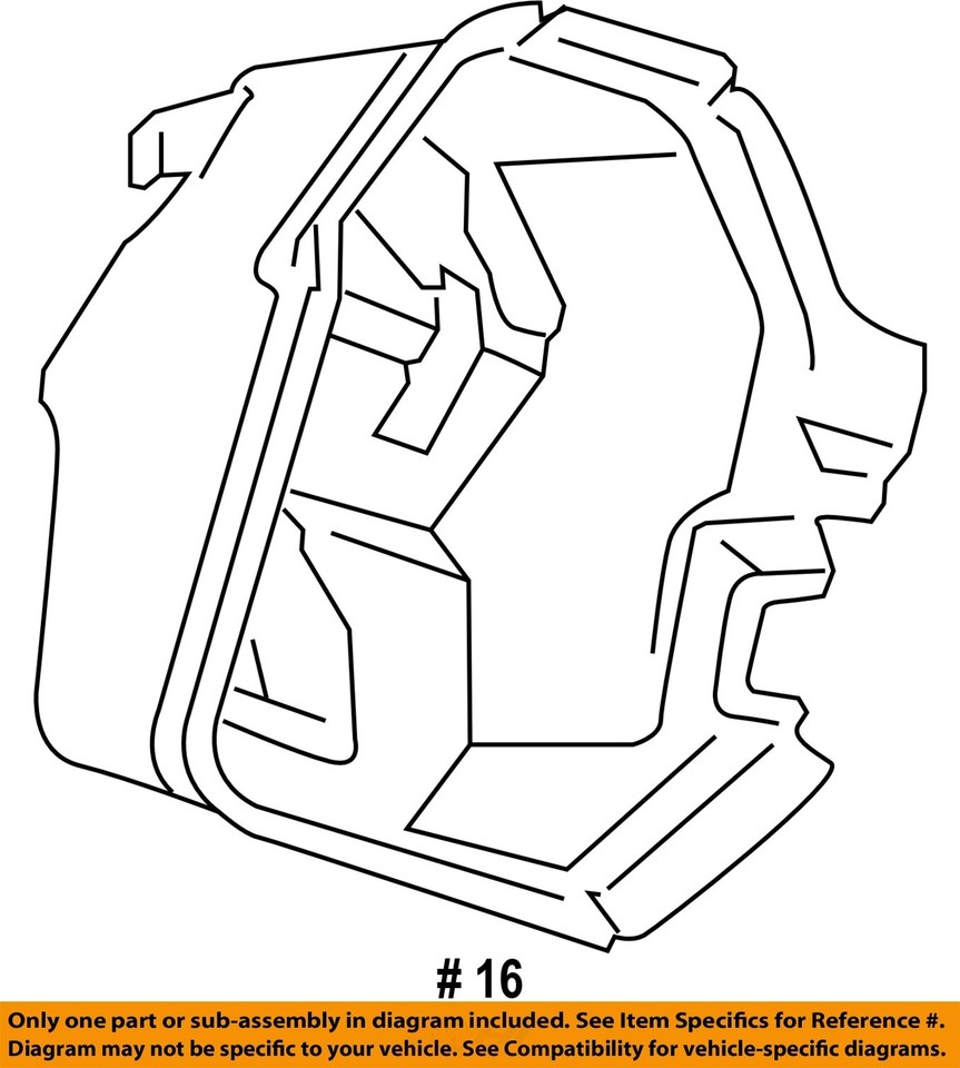 GM OEM 19-23 Sierra 1500 Frame Frame Components-Access Cover 23390824 ...