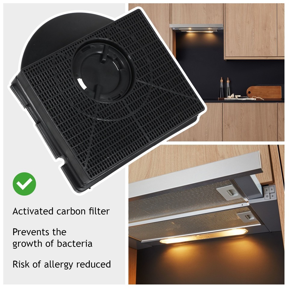 WHIRLPOOL Cooker Hood Vent Filter Range Charcoal Carbon Extractor Fan ...