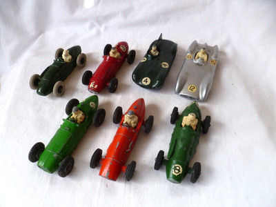 6 x Vintage Crescent Die Cast Racing Cars + 1 Copycat | eBay