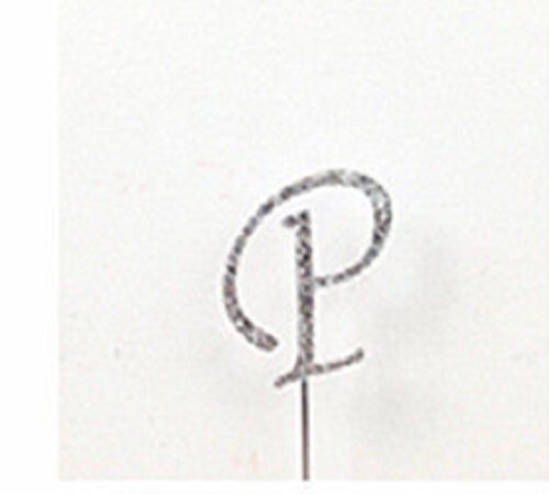 Cake Topper Rhinestones Diamante Bling Letter 'P' : Approx Size 5cm To ...