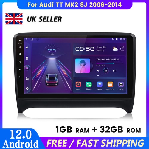 For Audi TT MK2 8J 2006-2014 Car Radio Stereo GPS Sat Nav WIFI BT ...