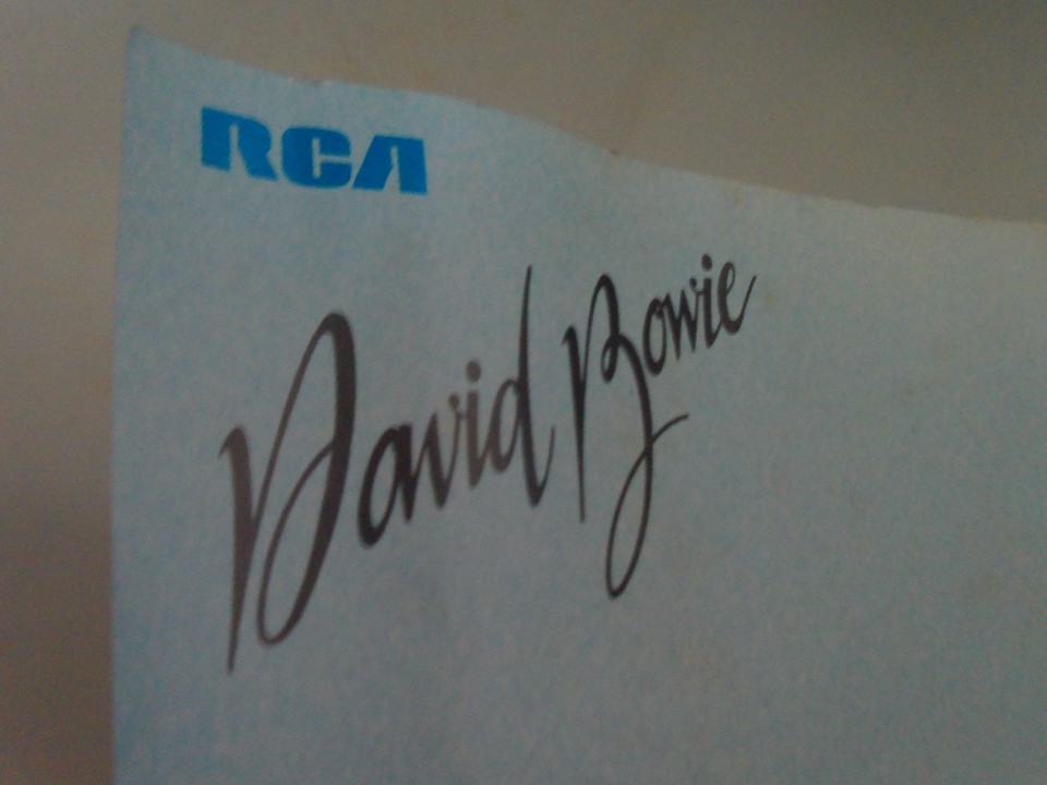 David Bowie Scary Monsters & Crystal Japan Promo Poster from RCA Takara ...