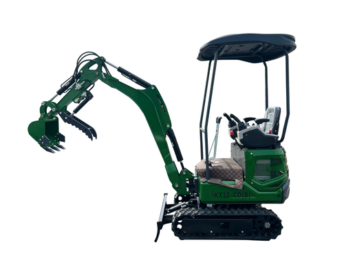 AGT KX12-CD(B) Mini Excavator 2025 NEW 13.5 HP 1-Ton Digger B&S Gas ...