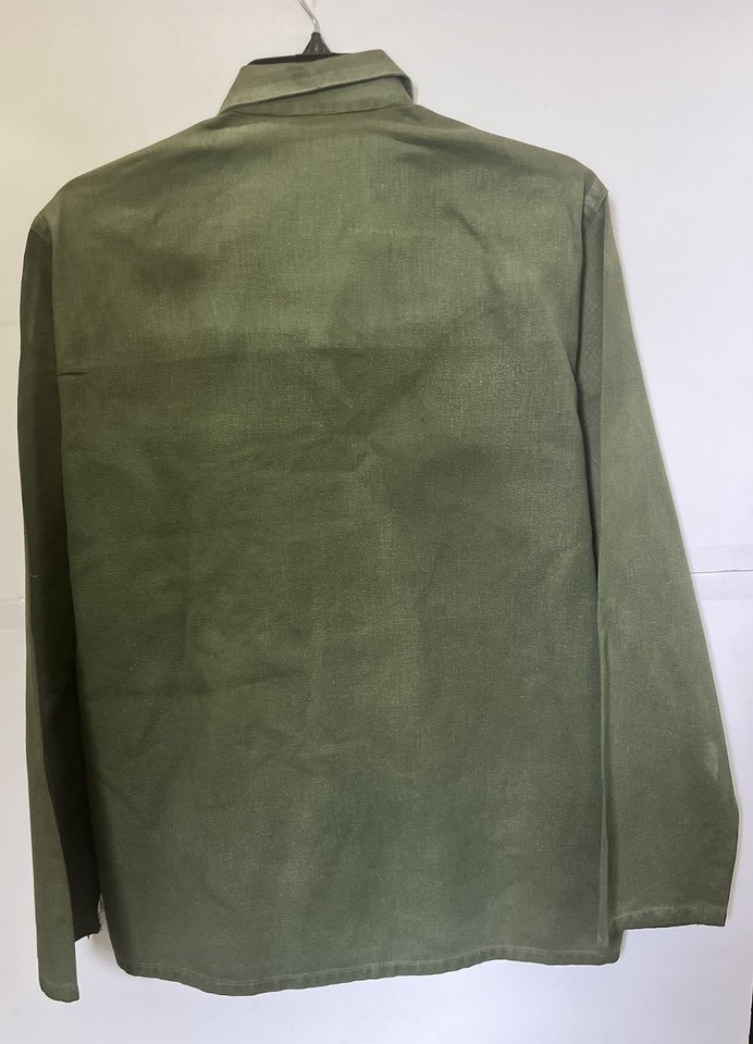 Vintage U.S. Army jacket Military Intelligence Patch, Olive Green, Long ...