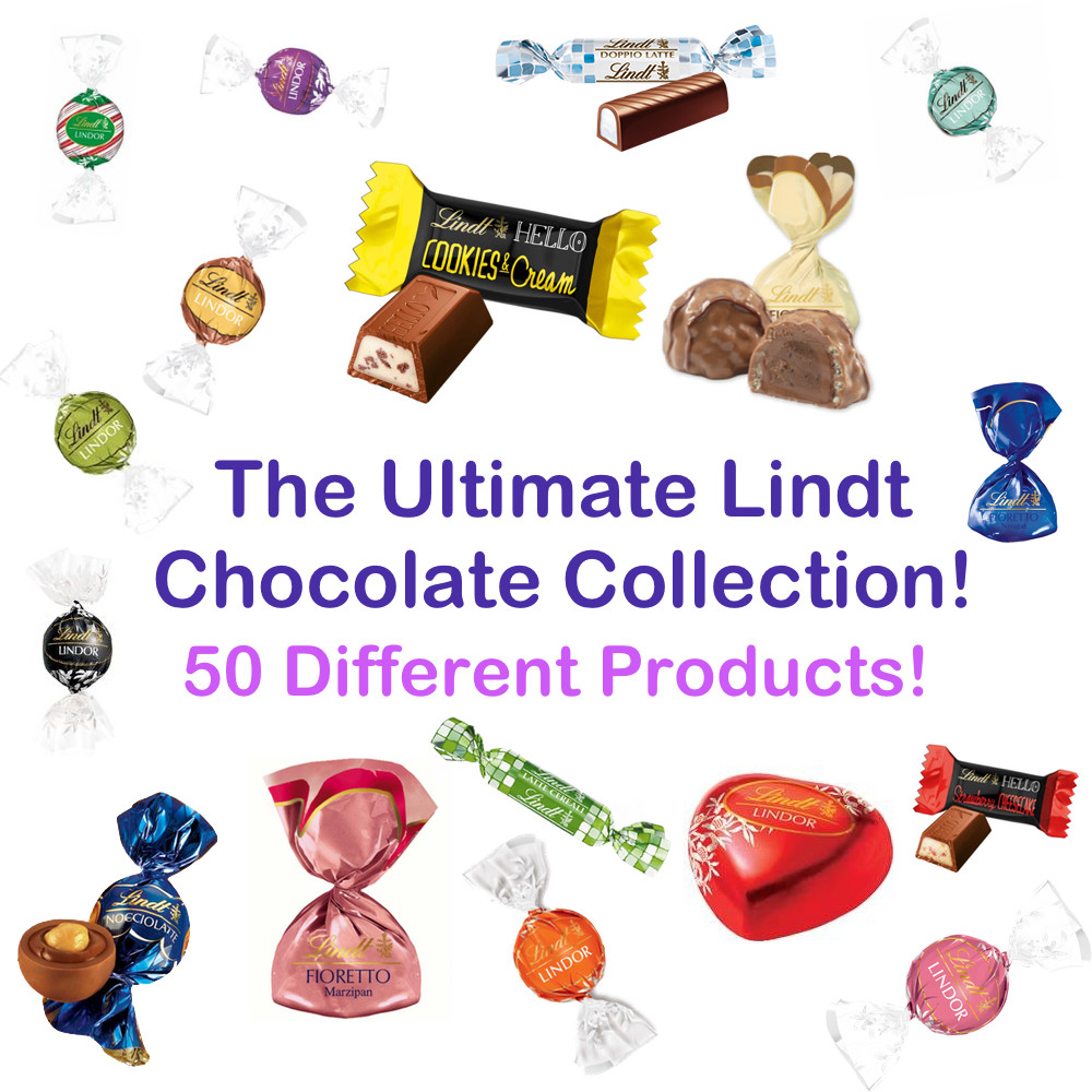 LINDT ULTIMATE CHOCOLATE COLLECTION 50 DIFFERENT VARIETIES ALL IN 1 BAG ...