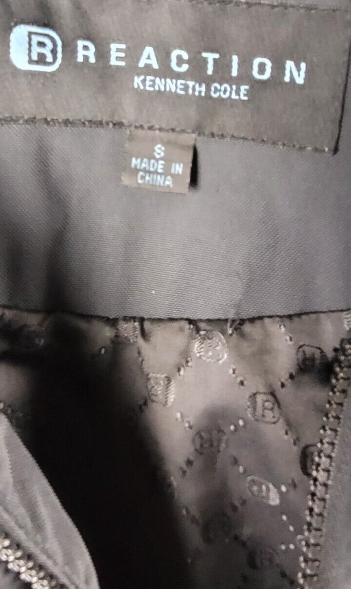 Kenneth Cole Reactions Jacket Women's SZ S Black Nylon Cotton | eBay