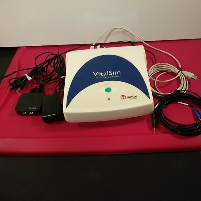 Laerdal VitalSim Vital Signs Simulator With AC Power Supply & D-Link ...