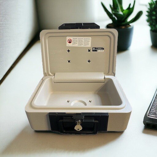 SENTRY 1100 Portable Gun Safe / Fire Proof Lock Box WITH KEY 14" x 10 ...