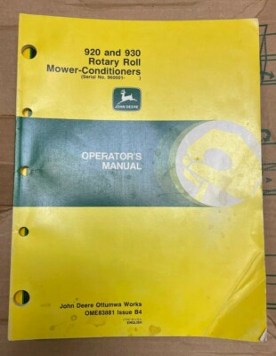 Farm Implement Parts - John Deere Mower Conditioner