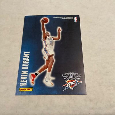 2009 Panini NBA Kevin Durant Decal Sticker Thunder | eBay
