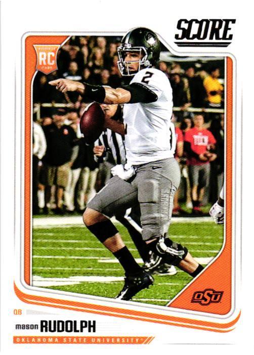 2018 Score #353 Mason Rudolph Rookie Card | eBay