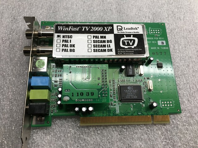 Leadtek WinFast Tv2000 XP - TV Tuner / Video Capture Card PCI NTSC for ...