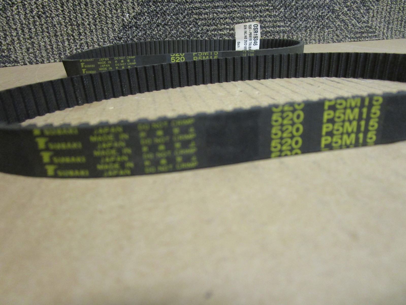 Tsubaki+Timing+Belt+520+P5m+15+15mm+Width+520P5M15 for sale online | eBay
