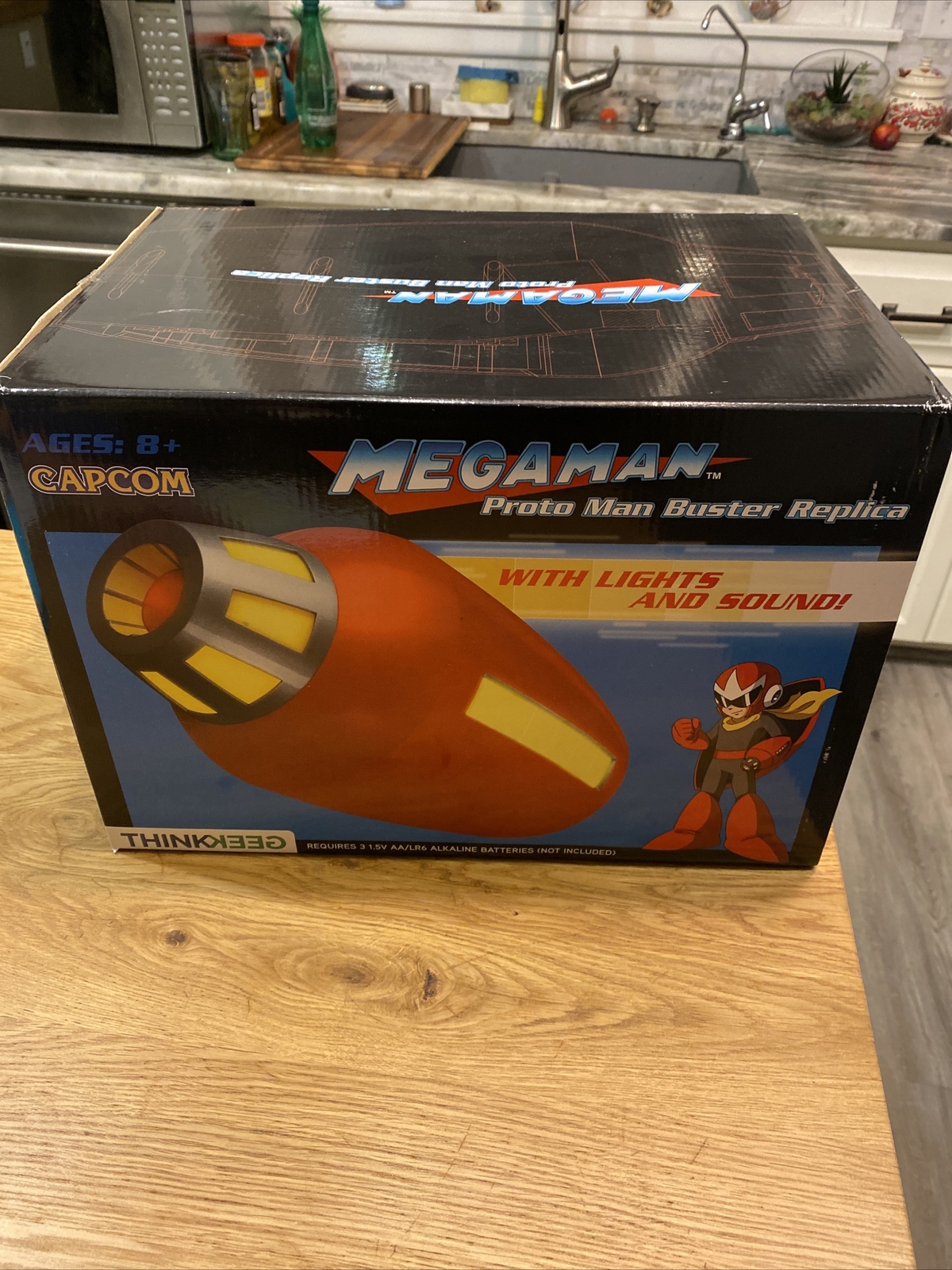 Megaman Proto Man Buster Replica ThinkGeek Capcom Cosplay Tested Video ...