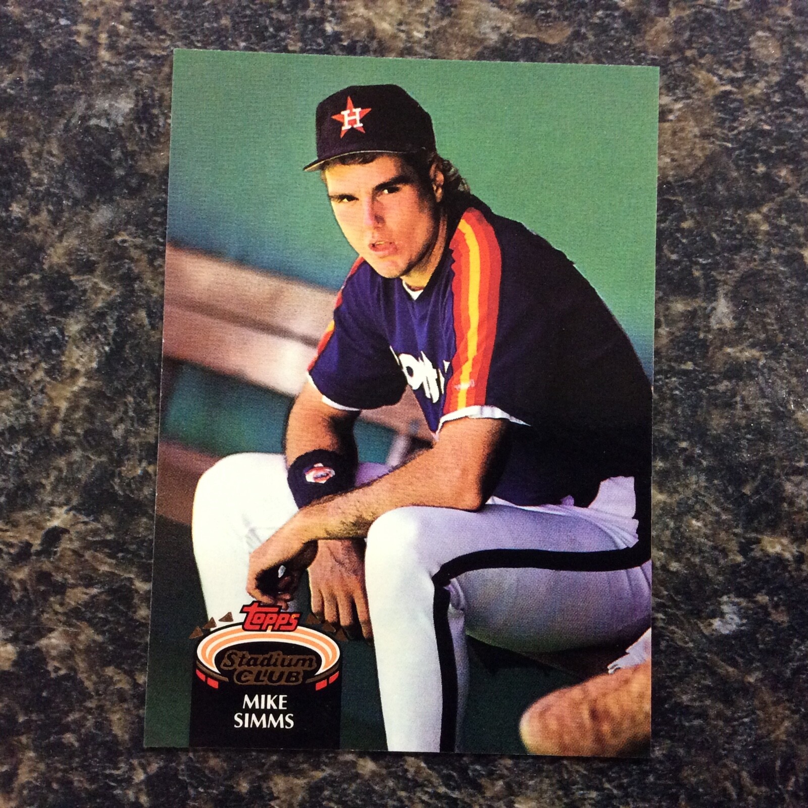 1992 Topps Stadium Club #262 Mike Simms Houston Astros | eBay