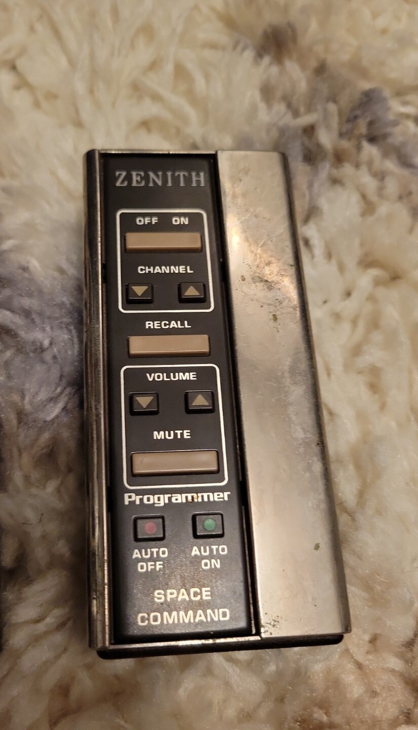 Lot of 2 Vintage Retro Zenith Space Command TV Remote Control ...