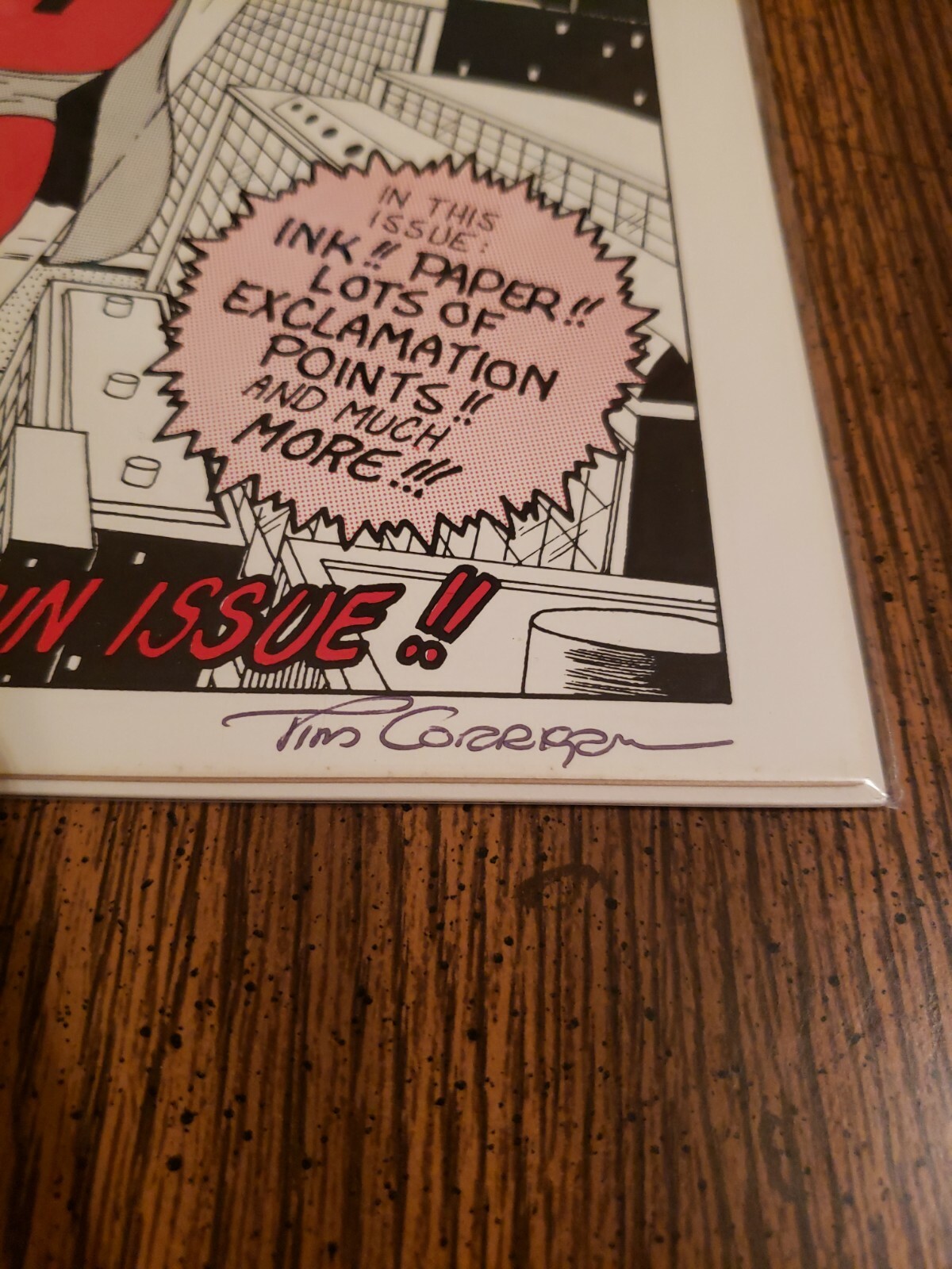 HIGHLY UNLIKELY ADVENTURES OF MIGHTY GUY #1 ~ SIGNED BY TIM CORRIGAN ...