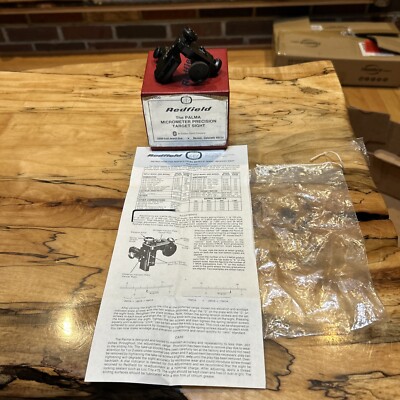 REDFIELD PALMA MICROMETER PRECISION TARGET SIGHT PEEP SIGHT W/ BOX NOS ...