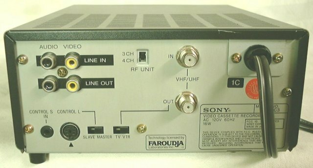 SONY EV-C3 NTSC Analog Video8 8mm Video 8 HiFi Player Recorder VCR Deck ...