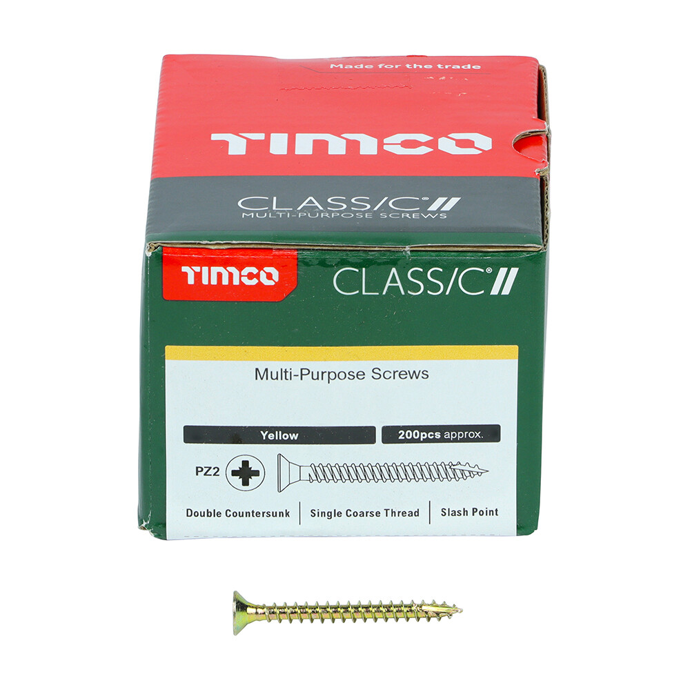TIMCO CLASSIC TURBO PROFESSIONAL WOOD SCREWS SELF-TAPPING POZI , BULK ...
