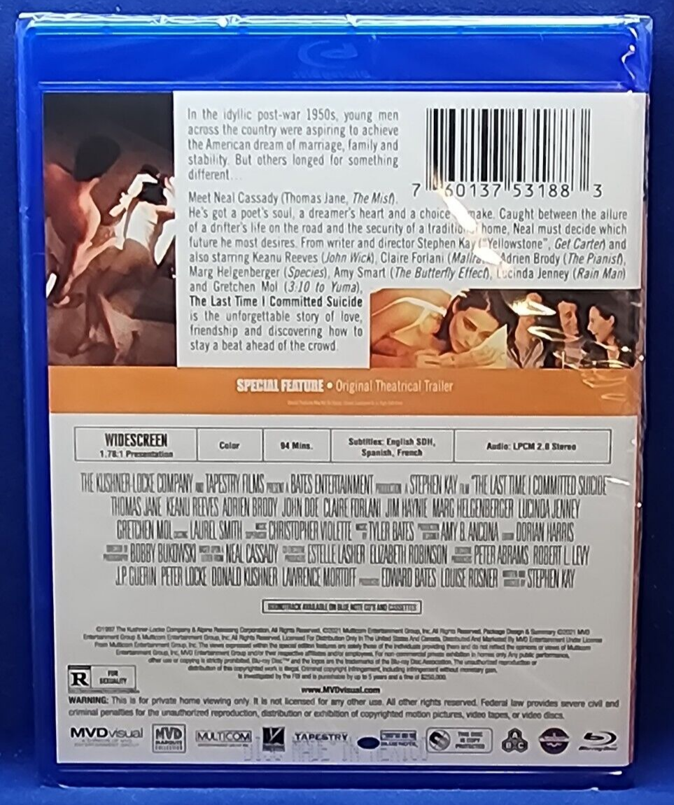 The Last Time I Committed Suicide (Blu-ray, 1997) for sale online | eBay