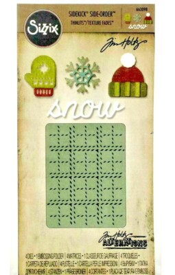Winter Sizzix Sidekick Side Order Thinlits Die Embossing Set by Tim Holtz 663098 | eBay