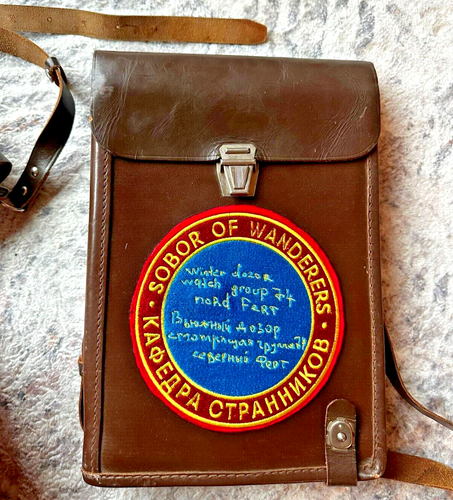 Exclusive custom design vintage soviet military messenger bag handmade ...
