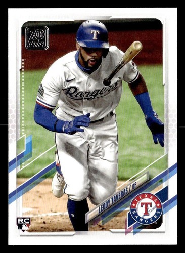 2021 Topps #264 Leody Taveras Rookie Card Texas Rangers | eBay