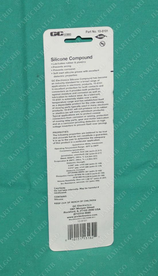 GC Electronics, 10-8101, Silicone Dielectric Compound 30ml STI CMCP212 ...