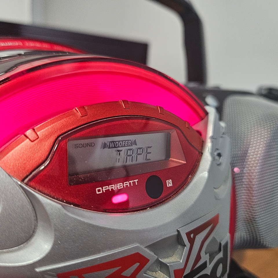 SONY Xplod Boombox - CD Radio Cassette Tape Player Recorder CFD-G505 ...