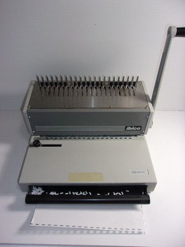Ibico IBIMATIC Manual Heavy Duty Metal Punch and Comb Binding Machine ...
