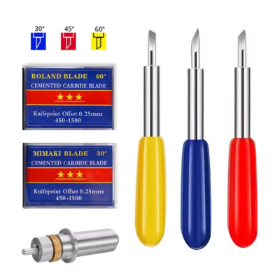 30°/45°/60° Cutting Plotter Vinyl Cutter Blade Knife Blade for Roland ...