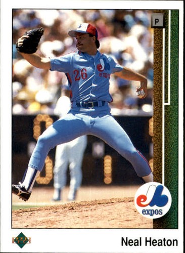 1989 Upper Deck Montreal Expos Baseball Card #99 Neal Heaton | eBay