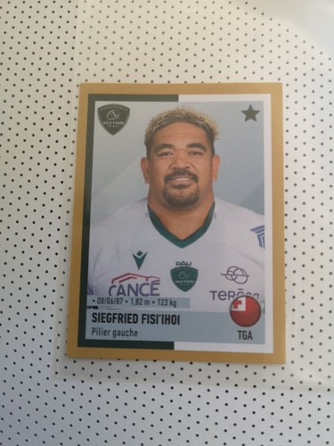 Siegfried Fisi'ihoi Section Palloise Sticker Panini Rugby 2021 2022 Top ...