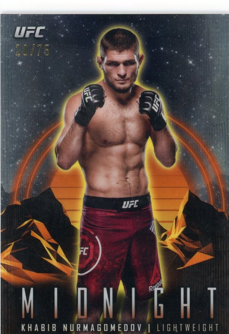 2024 Topps Midnight UFC Khabib Nurmagomedov Dusk /75 No. 50! | eBay