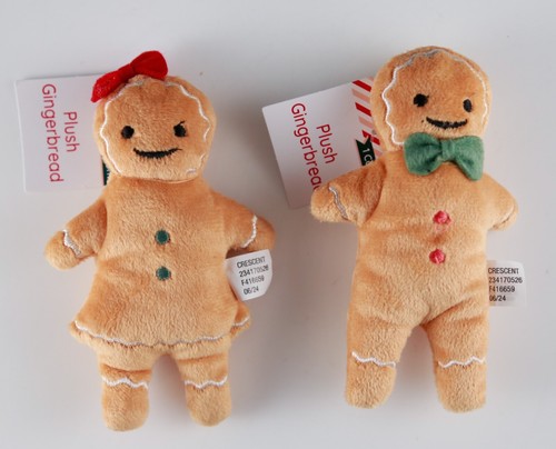 New Target Bullseye Playground 5" Gingerbread Boy & Girl Plush Dolls ...