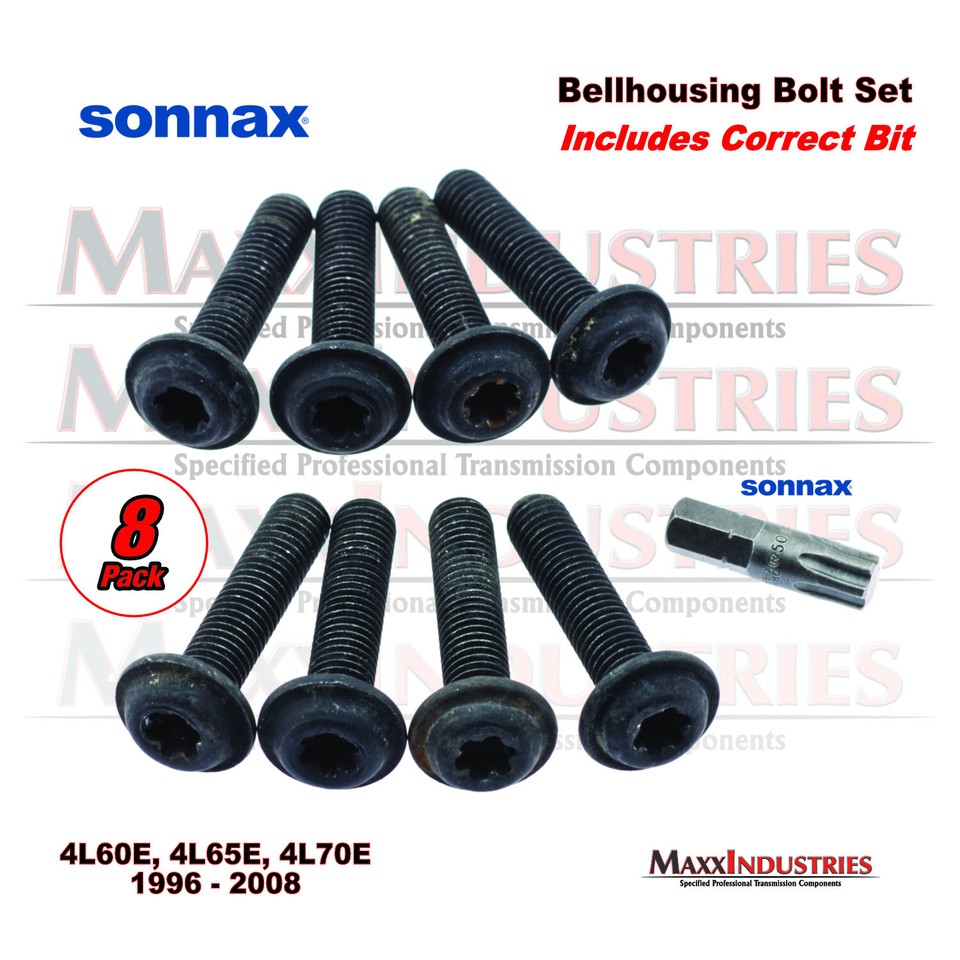 4L60E Tool Bellhousing Bolt Set + Torx-Plus Bit fits L1996-E2009 Chevy ...