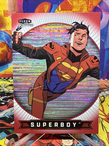 Superboy (Connor Kent) 2025 Fleer Brilliants Superman Red Heat Vision ...