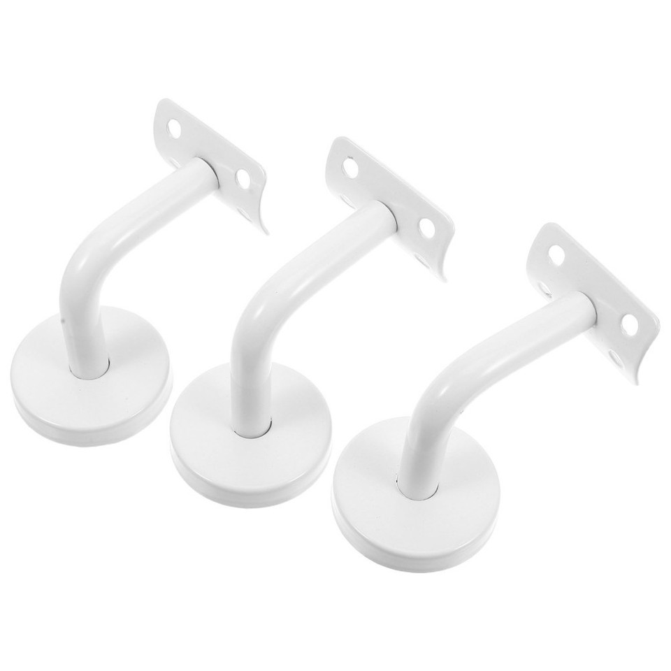 3 Pcs Stair Rail Brackets Railing Inclined Handrail for Indoor Stairs ...